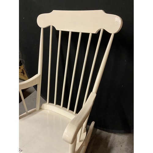 PAINTED BENT WOOD STYLE ROCKING CHAIR
