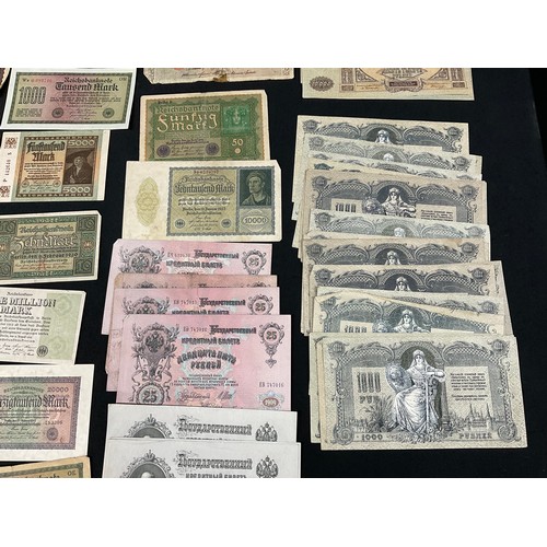 ENVELOPE OF FOREIGN BANK NOTES
