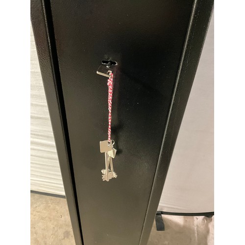 METAL GUN CABINET COMPLETE WITH KEYS H51" W10" D8"