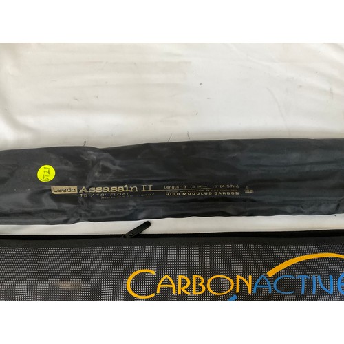 CARBONACTIVE 13FT FLOAT ROD AND LEEDA 13FT FLOAT ROD