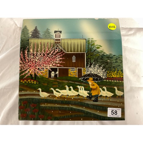 A REPRODUCTION WRITING BOX A/F