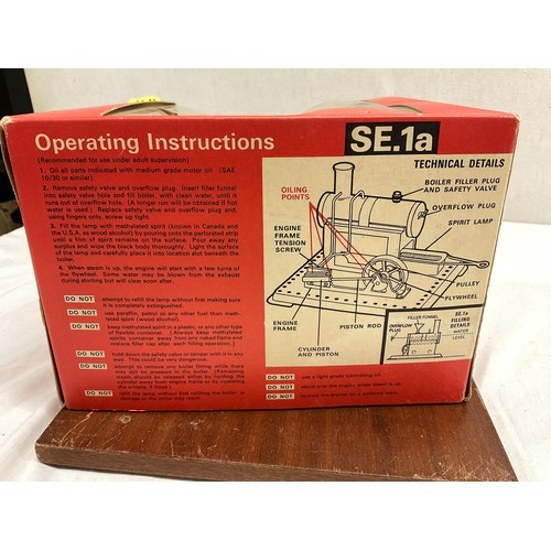 BOXED MAMOD SE1A STEAM ENGINE (BOX A/F)