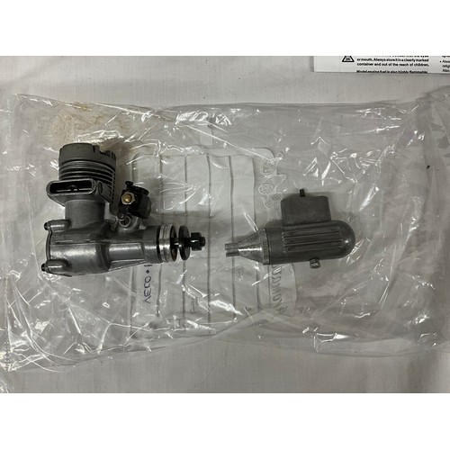 BOX OF MODEL ENGINES AND PARTS