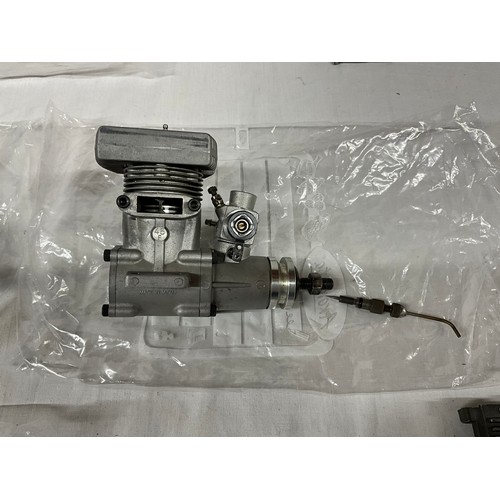 BOX OF MODEL ENGINES AND PARTS