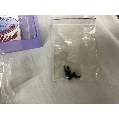 BOX OF MODEL ENGINES AND PARTS