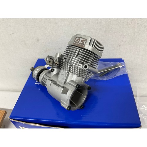 BOX OF MODEL ENGINES AND PARTS