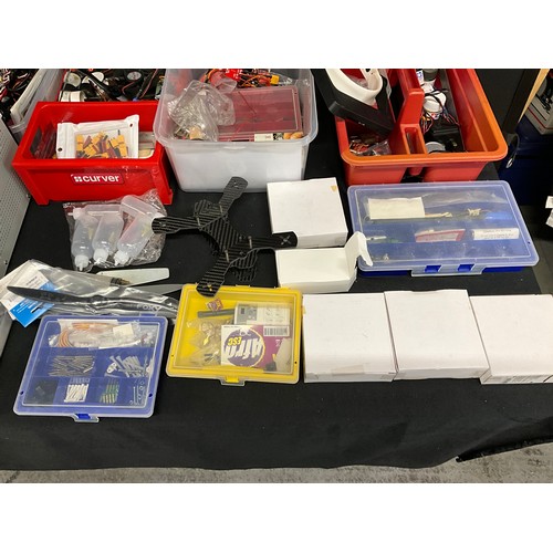 3 BOXES OF MODEL BUILDERS PARTS AND ELECTRICAL ITEMS