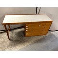 MILITARY ISSUE DESK WITH5 DRAWERS H28"W60"D20"