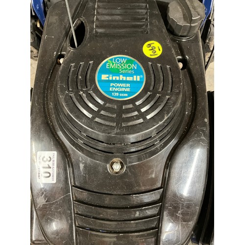 EINHELL LOW OMISSION POWER ENGINE 139CC SELF PROPELLING PETROL LAWN MOWER