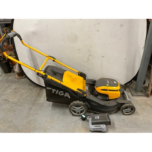 STIGA COMBI 50 ELECTRIC LAWN MOWER WITH CHARGER
