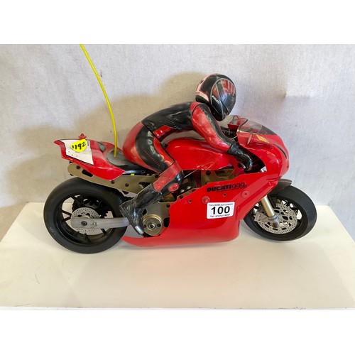 DUCATI REMOTE CONTROL MOTORBIKE WITH RIDER ETC