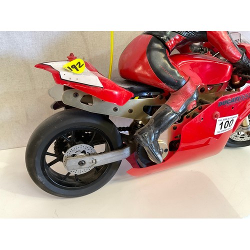 DUCATI REMOTE CONTROL MOTORBIKE WITH RIDER ETC
