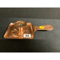 ARTS AND CRAFTS NEWLYN COPPER CHAMBER STICK WITH IMPRESSED MARK AF