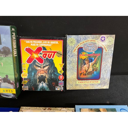 CRATE OF COMPUTER GAMES TO INCLUDE AMIGA ETC