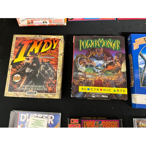 CRATE OF COMPUTER GAMES TO INCLUDE AMIGA ETC