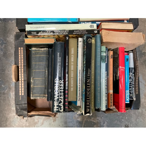 5 BOXES OF BOOKS