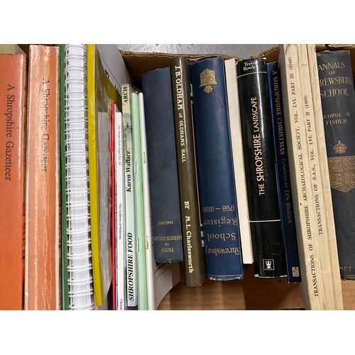 BOX OF HARDBACK BOOKS