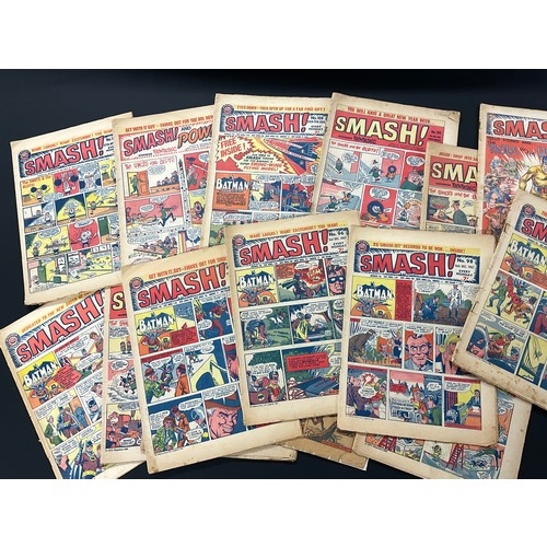 BOX OF VINTAGE 1960'S SMASH COMICS