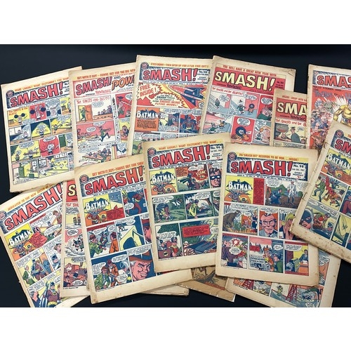 BOX OF VINTAGE 1960'S SMASH COMICS