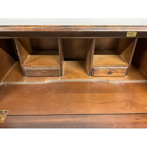 MODERN REPRODUCTION MAHOGANY EFFECT BUREAU WITH FITTED INTERIOR H38 ...