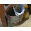2 galvanised slop buckets