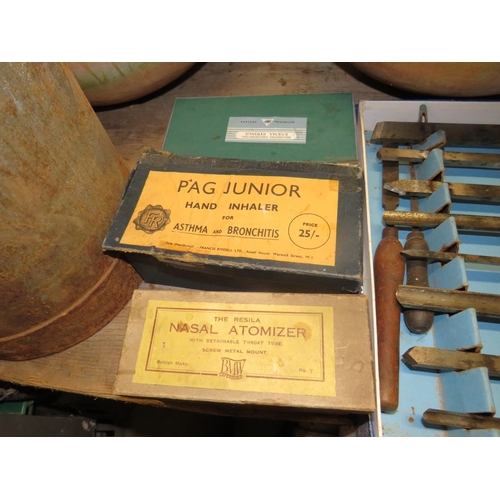 3 boxes vintage inhalers