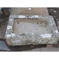Rectangular granite trough 35" x 23"