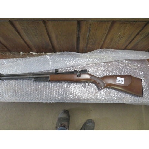 Smk B45-3 .22 pump up air rifle,rare rotary magazine model