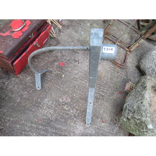 Galvanised light hanger