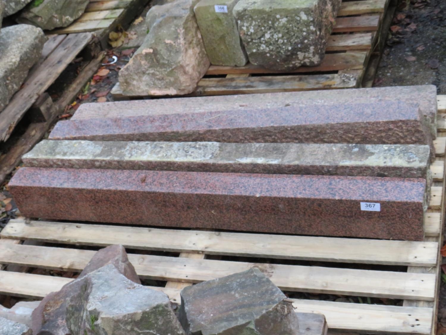 54" long granite lintels