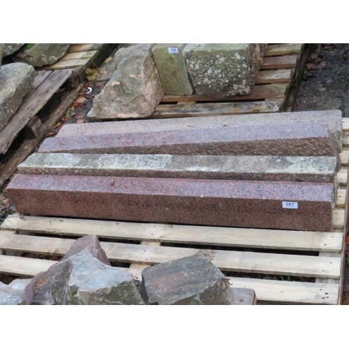 54" long granite lintels
