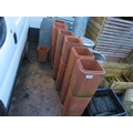 10 clay chimney pipes