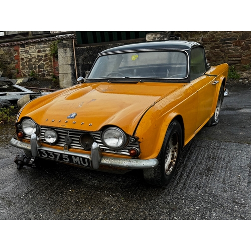 Triumph TR4 barn find for restoration with lots of racing history and V5
