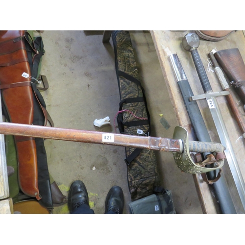 VEPP George 4th sword in leather scabbard