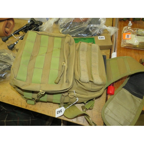 Sporting canvas game bag