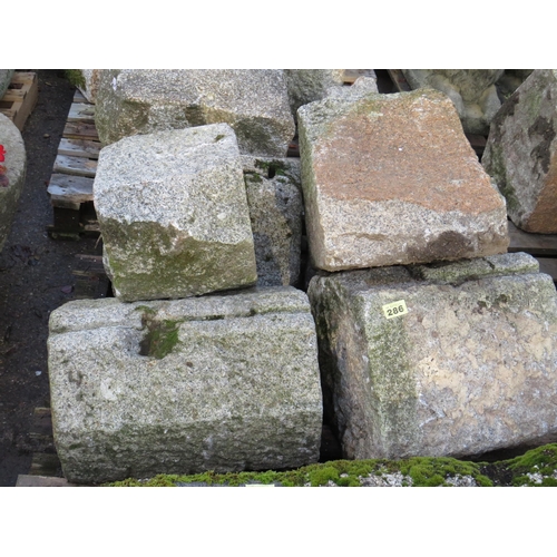 Pallet 5 granite capping stones