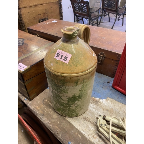 Glazed cider jar