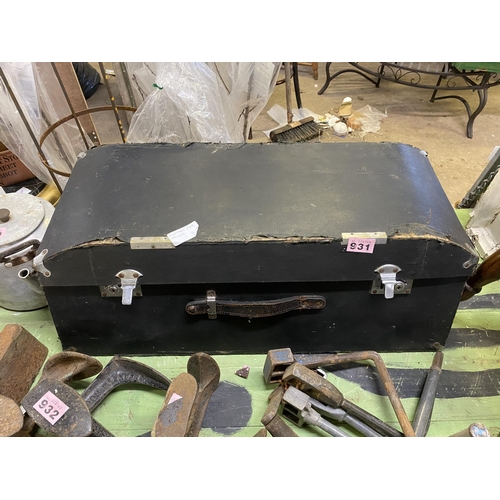 Vintage car trunk