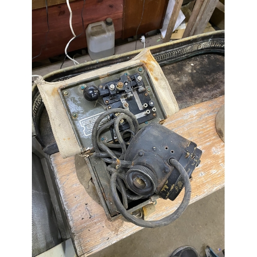 Morse code machine with light