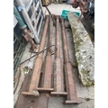 Four iron 8ft stanchions