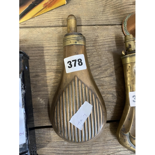 Copper powder flask