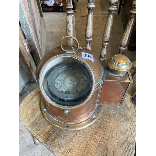 Copper ships compass