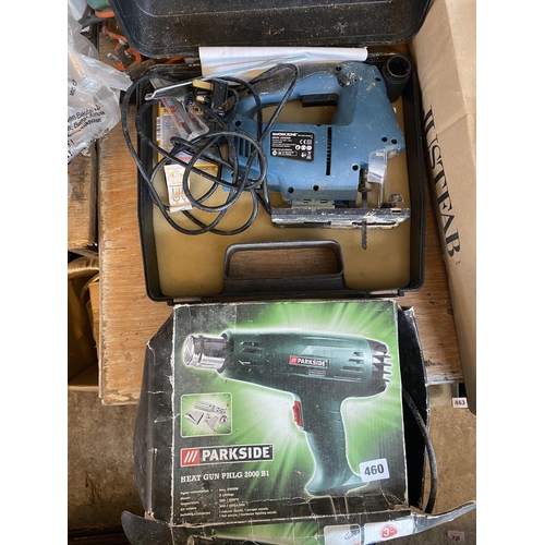 Parkside heat gun & Workzone jigsaw