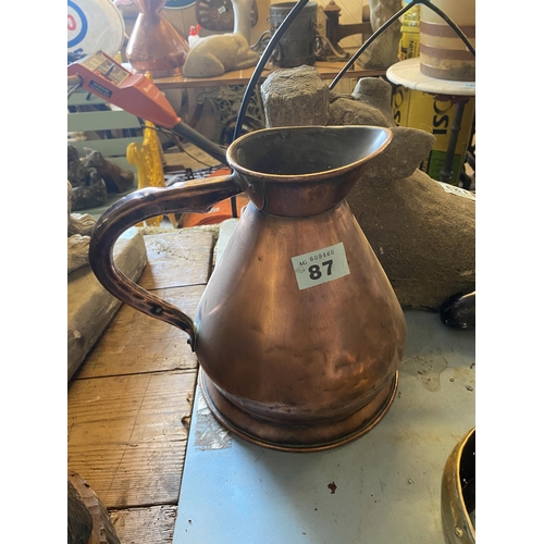 Copper cider jug, 1 gallon
