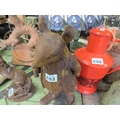 Cast iron rat 18" high