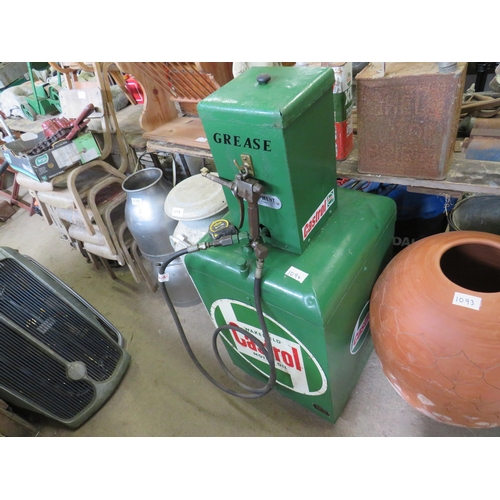 Castrol motor oil grease cabinet
