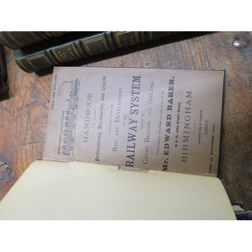 Railway handbook-Rise of development of railway systems 1893