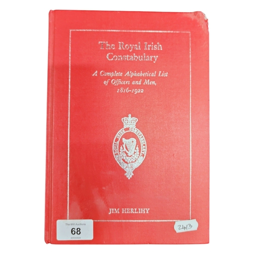 ROYAL IRISH CONSTABULARY LIST OF OFFICERS AND MEN BOOK 1816-1922