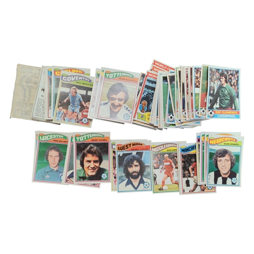 QUANTITY OF FOOTBALL CARDS & SCOTLAND PATCH