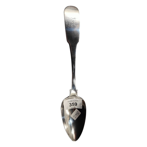 IRISH GEORGIAN SILVER SERVING SPPON DUBLIN